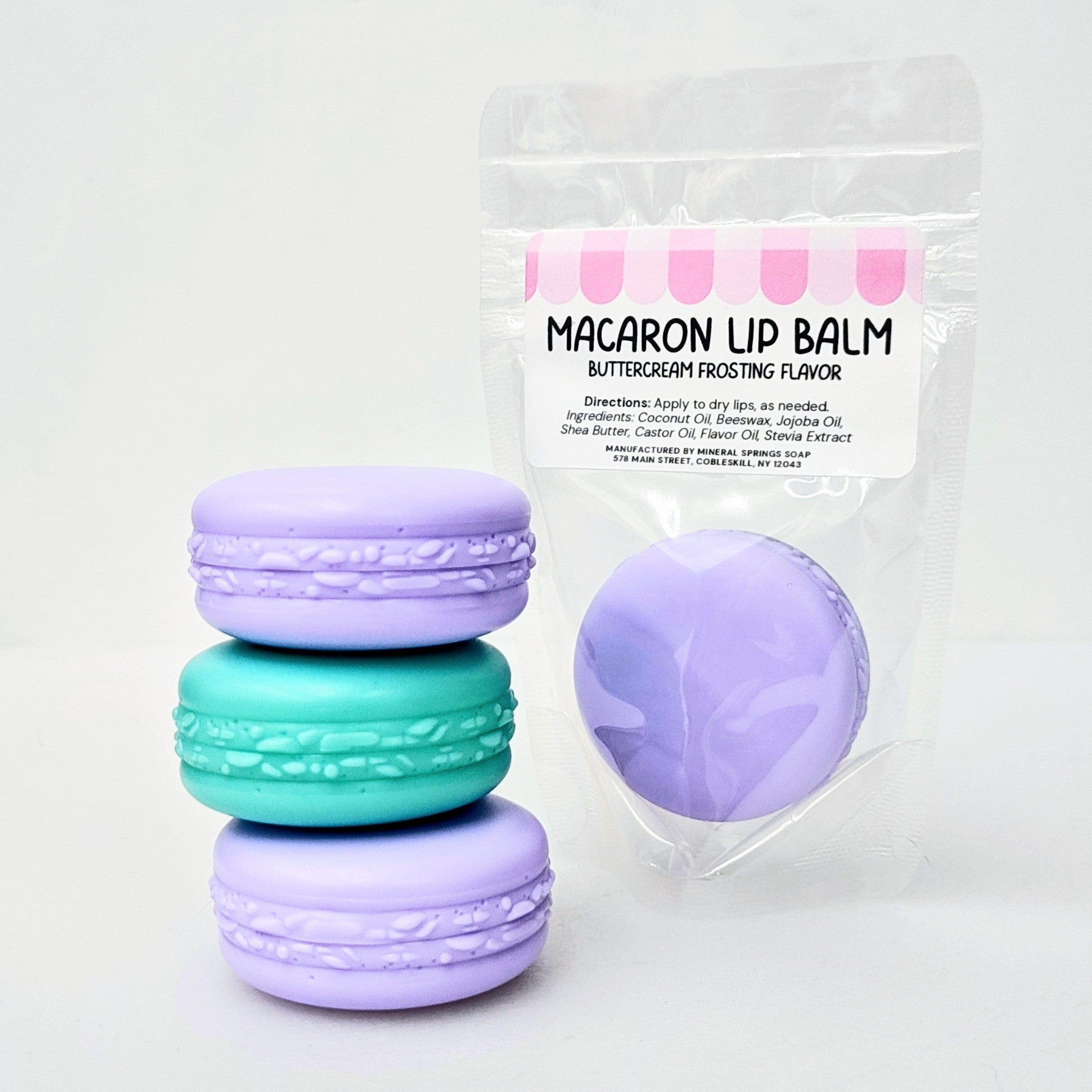 Macaron Buttercream Lip Balm – Mineral Springs Soap